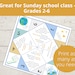 Days of Creation Bible Story Activity, Sunday School Craft, Genesis 1 ...