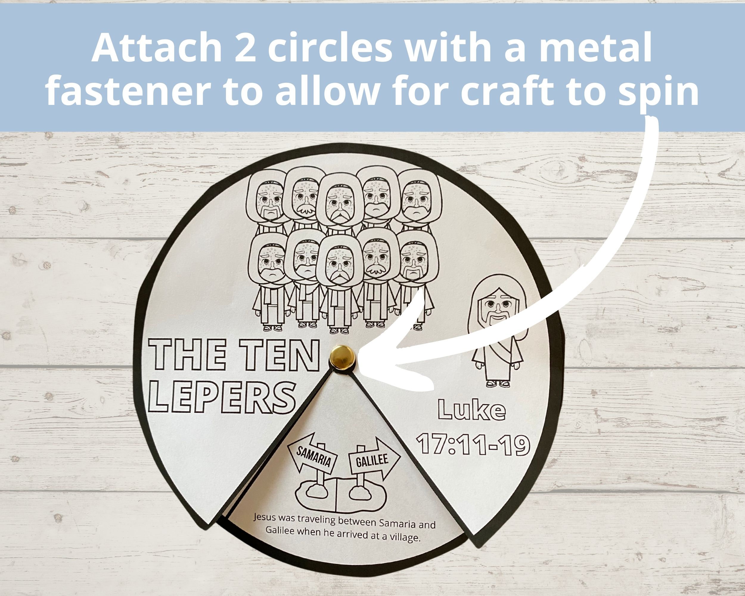 Ten Lepers, Sunday School Craft, Bible Story Activities, Jesus Miracles ...