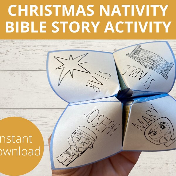 Nativity Printable - Etsy