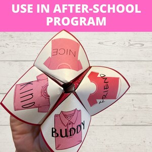 Pink Shirt Day, Kindness Cards, Fortune Teller, Anti Bullying, Cootie ...