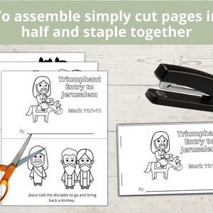 Palm Sunday for Kids, Jesus on Donkey, Triumphant Entry, Easter Story ...