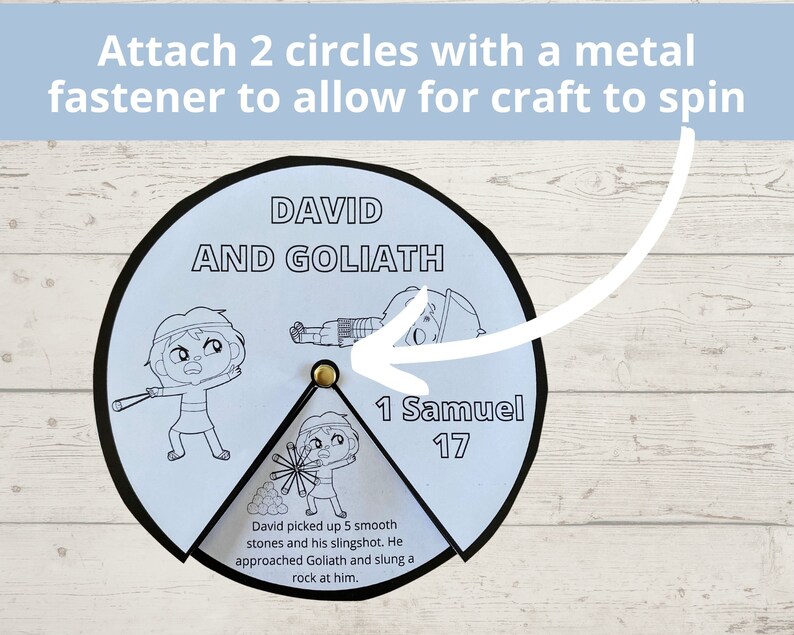 David and Goliath Sunday School Craft, Bible Story Activities, Bible ...