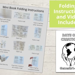 Days of Creation Printable, Sunday School Craft, Bible Story Activity ...