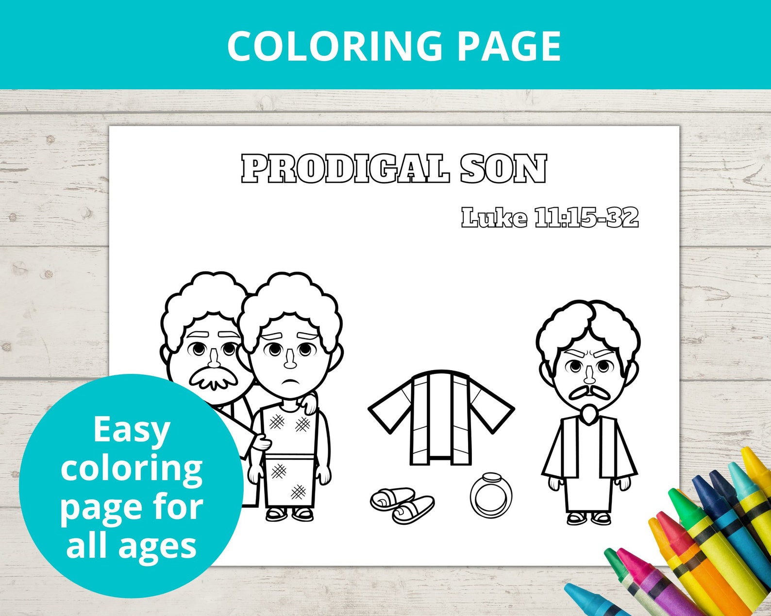 Prodigal Son Bible Story Activities, Sunday School Craft, Activity Pack ...