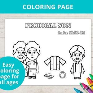 Prodigal Son Bible Story Activities, Sunday School Craft, Activity Pack ...