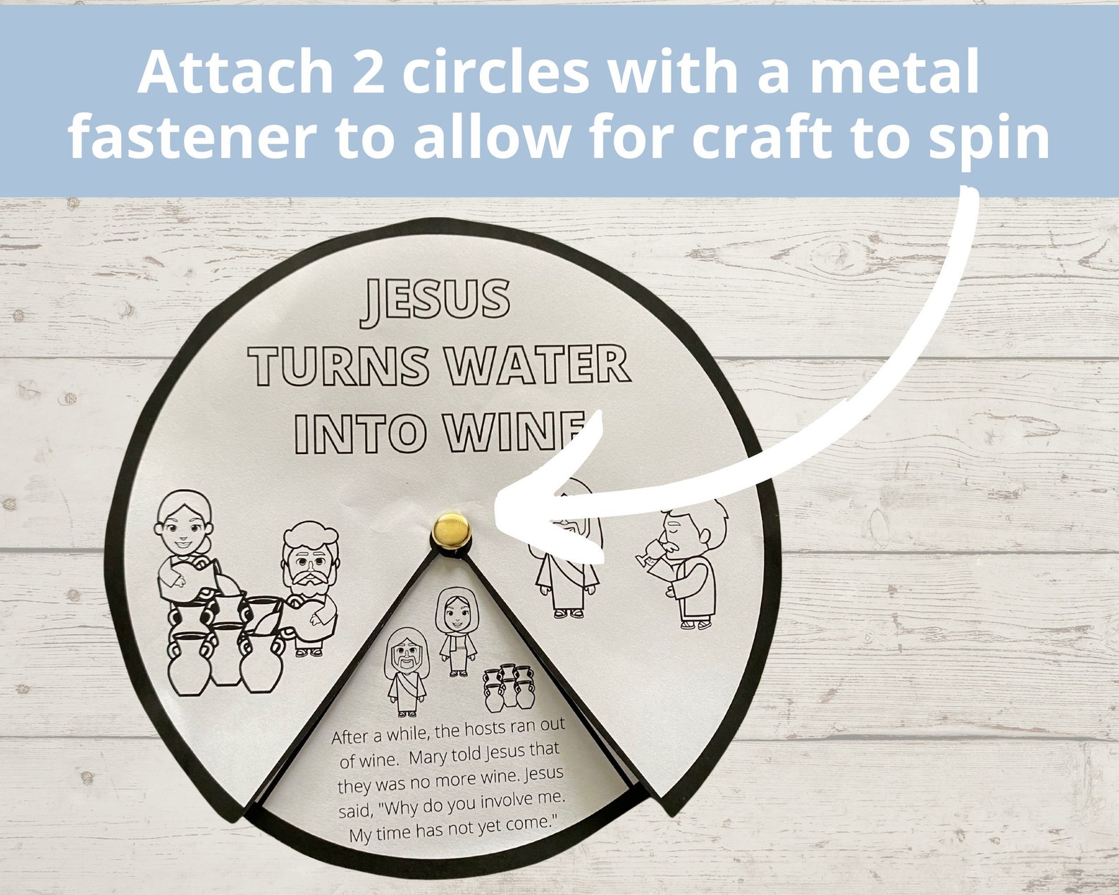 Jesus Turns Water Into Wine Bible Story, Sunday School Craft, Miracles ...