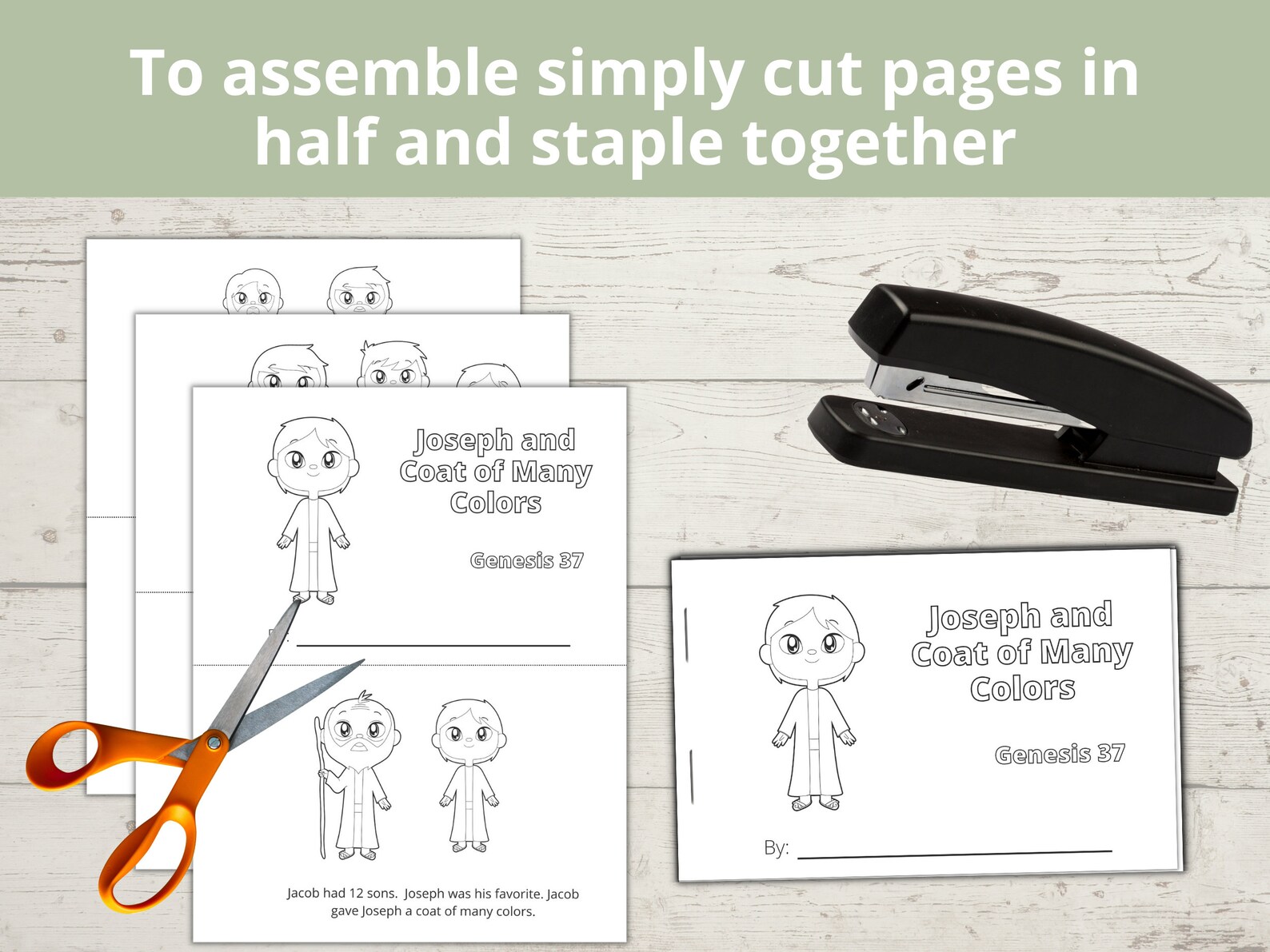 Joseph Coat of Many Colors, Story of Joseph, Joseph in the Pit, Sunday ...