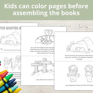 Easter Story Printable for Kids, Jesus on the Cross Craft, Story of ...