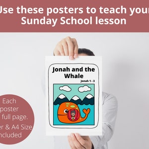 Jonah and the Whale, Bible Story, Church Bulletin Board, Jonah Bible ...