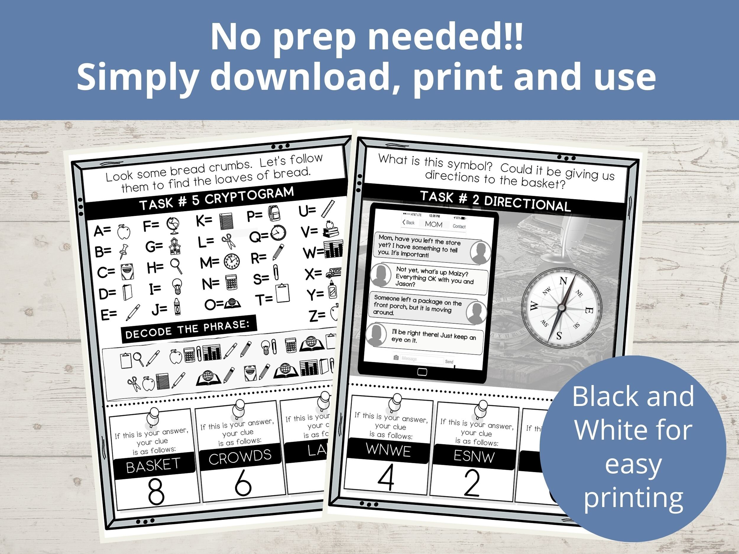 Bible Escape Room, Escape Room Kids, Jesus Feeds 5000, Sunday School ...