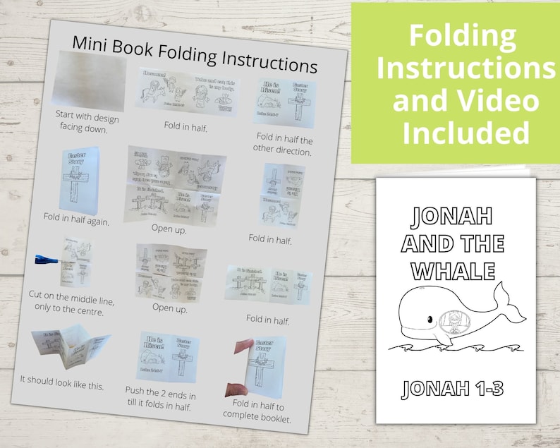 Jonah and the Whale Sunday School Craft, Old Testament Bible Story ...