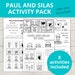 Paul and Silas, Bible Story Crafts, Paul and Silas in Jail, Bible ...