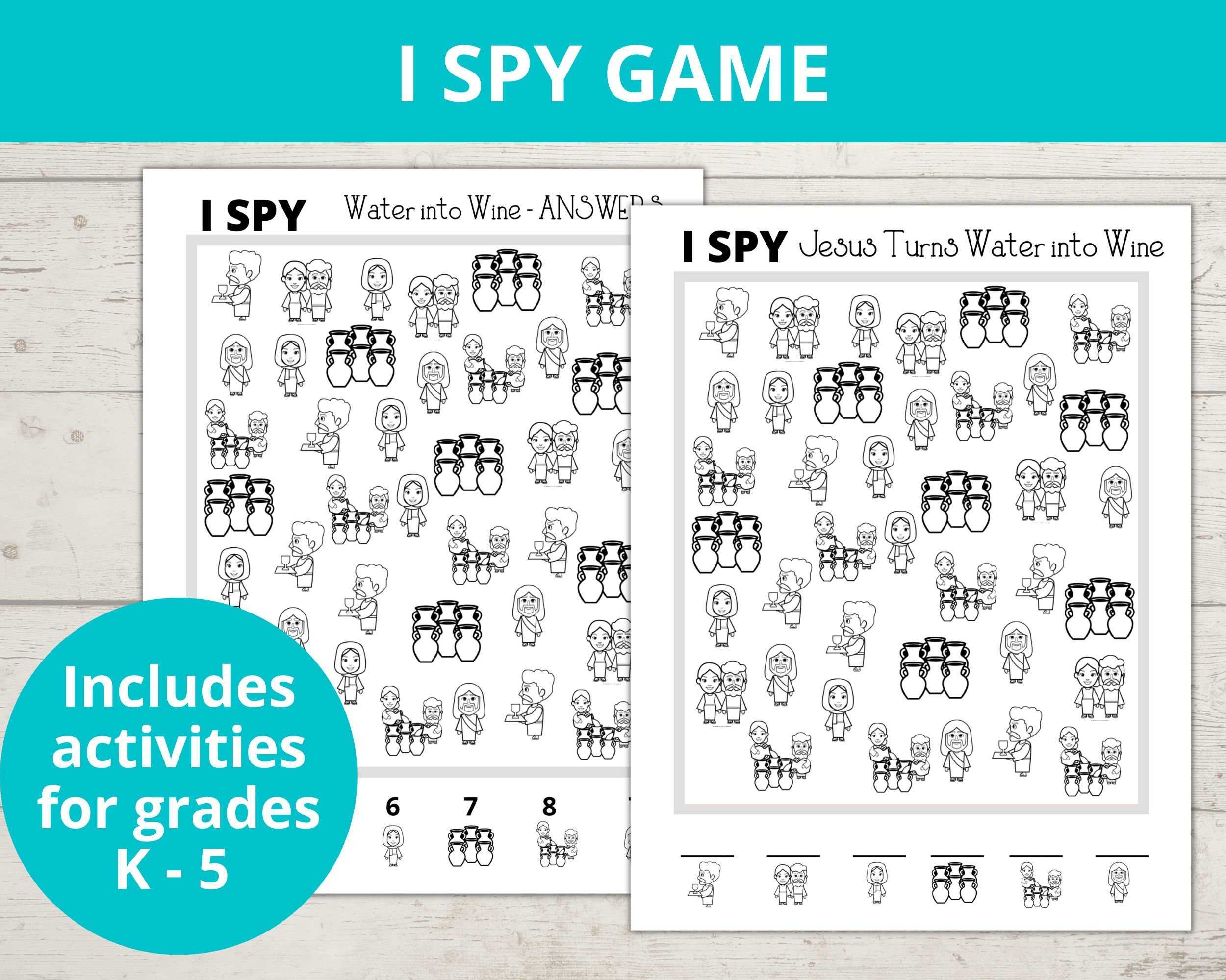 Jesus Turns Water Into Wine Bible Story Activities, Sunday School Craft ...