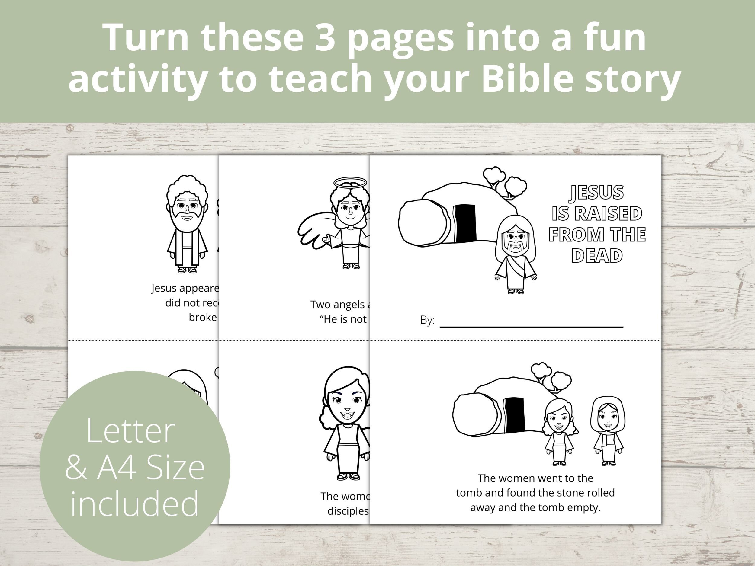 Jesus Resurrection, Easter Story Book, Story of Easter, He is Risen ...