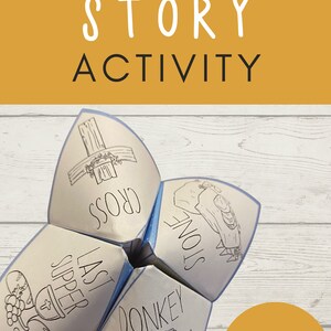 Easter Story for Kid, Sunday School Craft, Easter Story Craft, He is ...