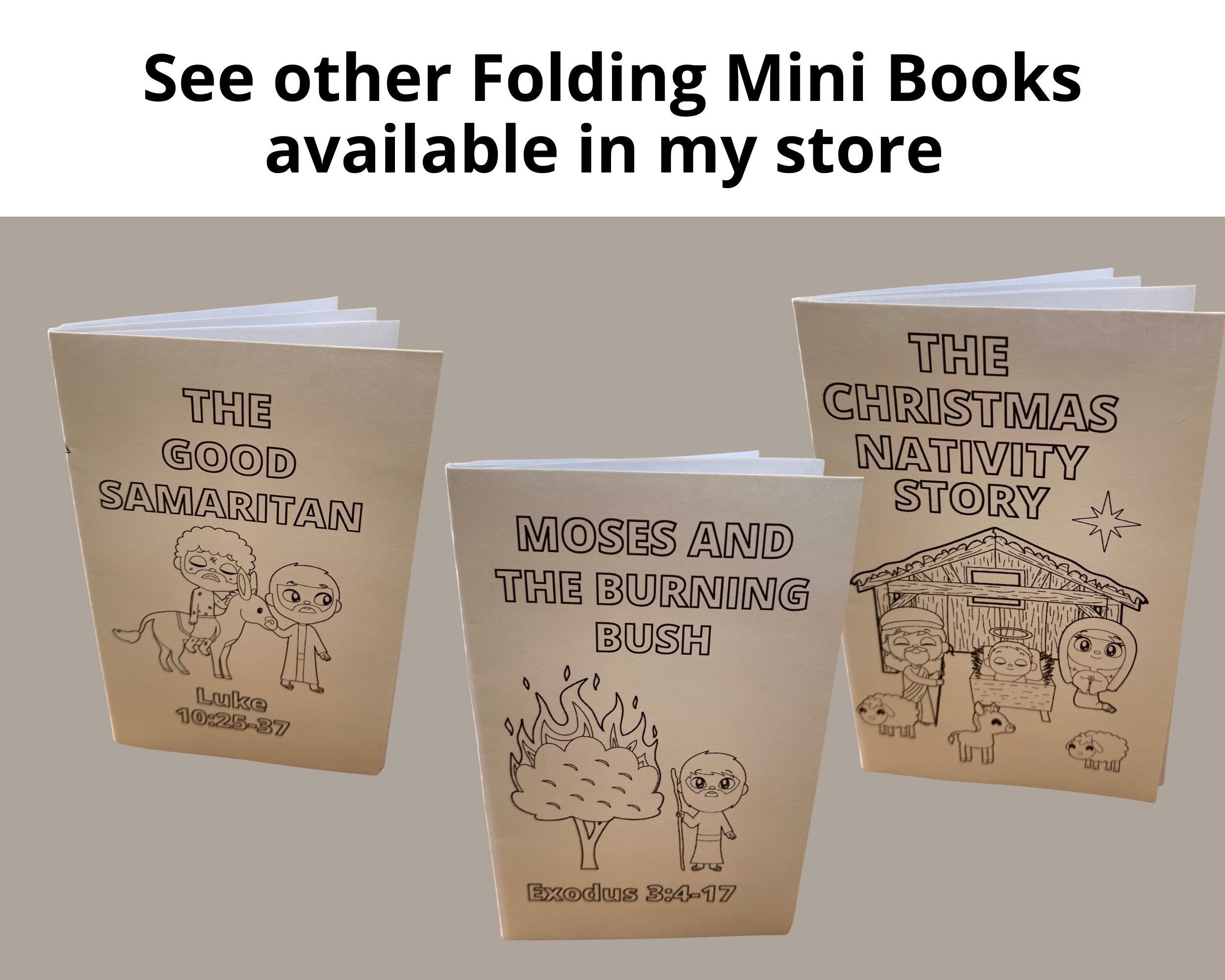 Parable of the Talents, Jesus Parables, Bible Story Activity, Mini Book ...