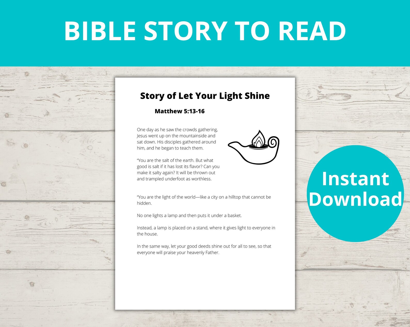 Let Your Light Shine, Bible Story Crafts, Salt of the Earth, Sunday ...
