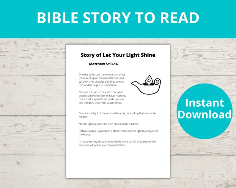 Let Your Light Shine, Bible Story Crafts, Salt of the Earth, Sunday ...