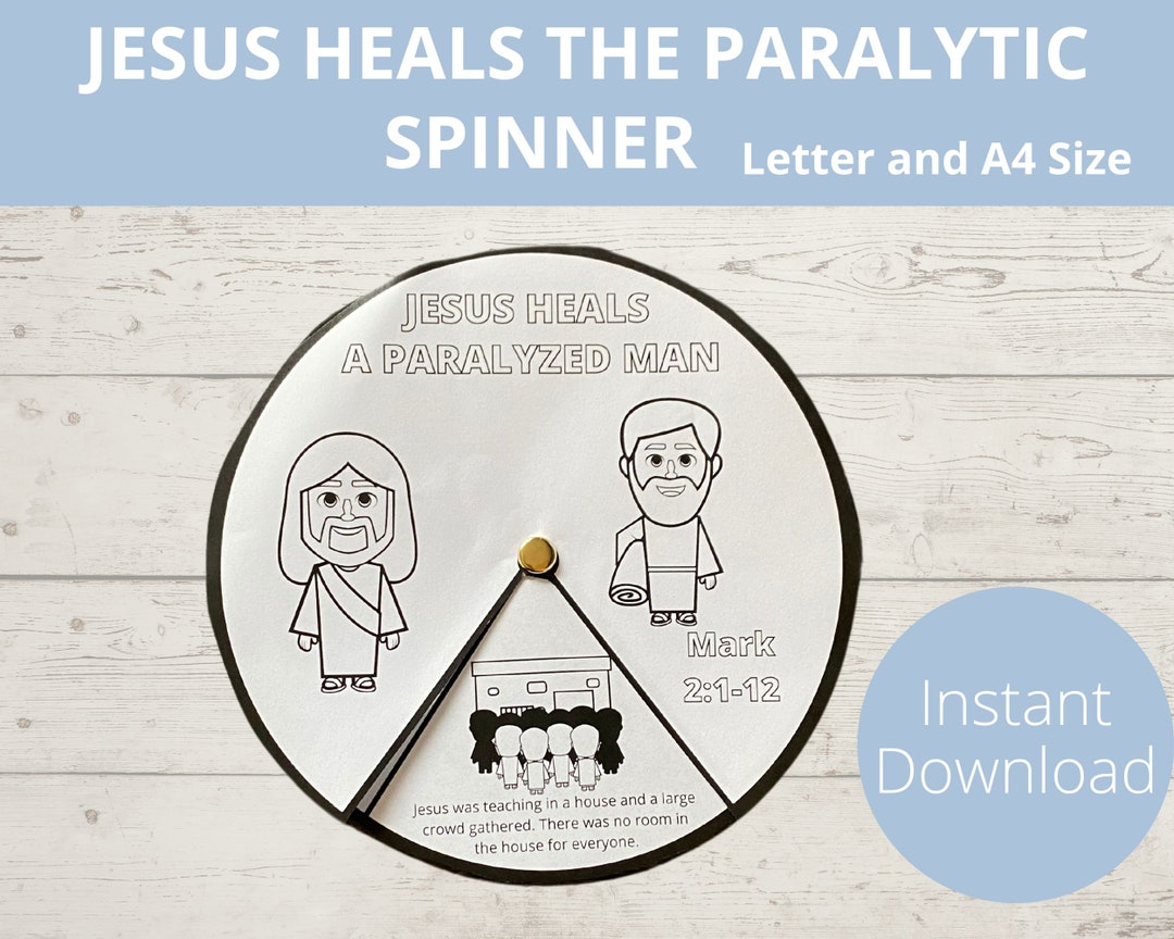 Jesus Heals a Paralyzed Man Bible Story Craft Sunday School - Etsy