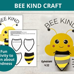 Be Kind and Compassionate, Ephesians 4:32, Sunday School Craft, Bible ...