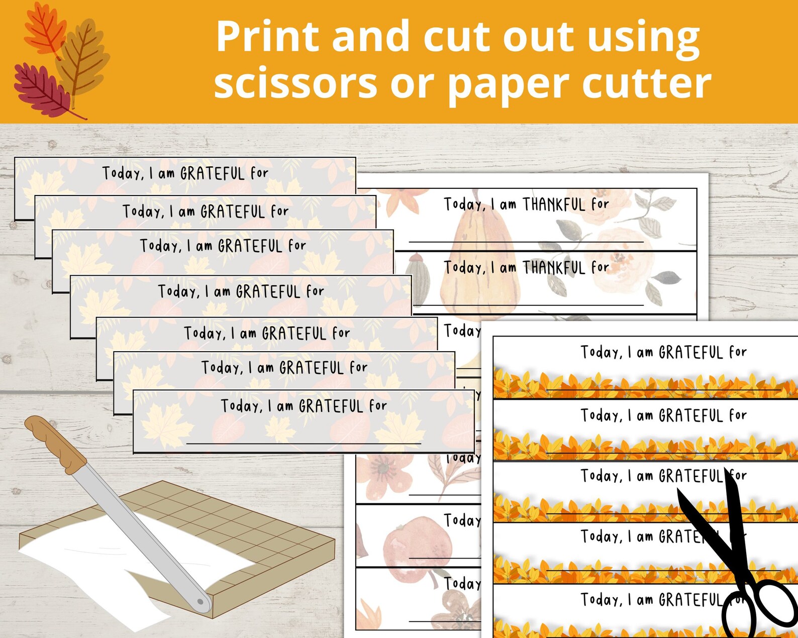 Thanksgiving Gratitude Paper Chain I Am Thankful For Fall - Etsy