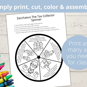 Zacchaeus Bible Craft, Morning Basket, Homeschool Bible, Bible Story ...