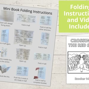 Moses and the Red Sea Craft for Kids, Parting the Red Sea, Bible Story ...