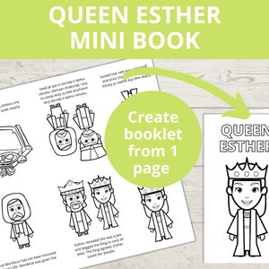 Queen Esther Craft Bible Story for Kids Esther 4 14 Esther - Etsy