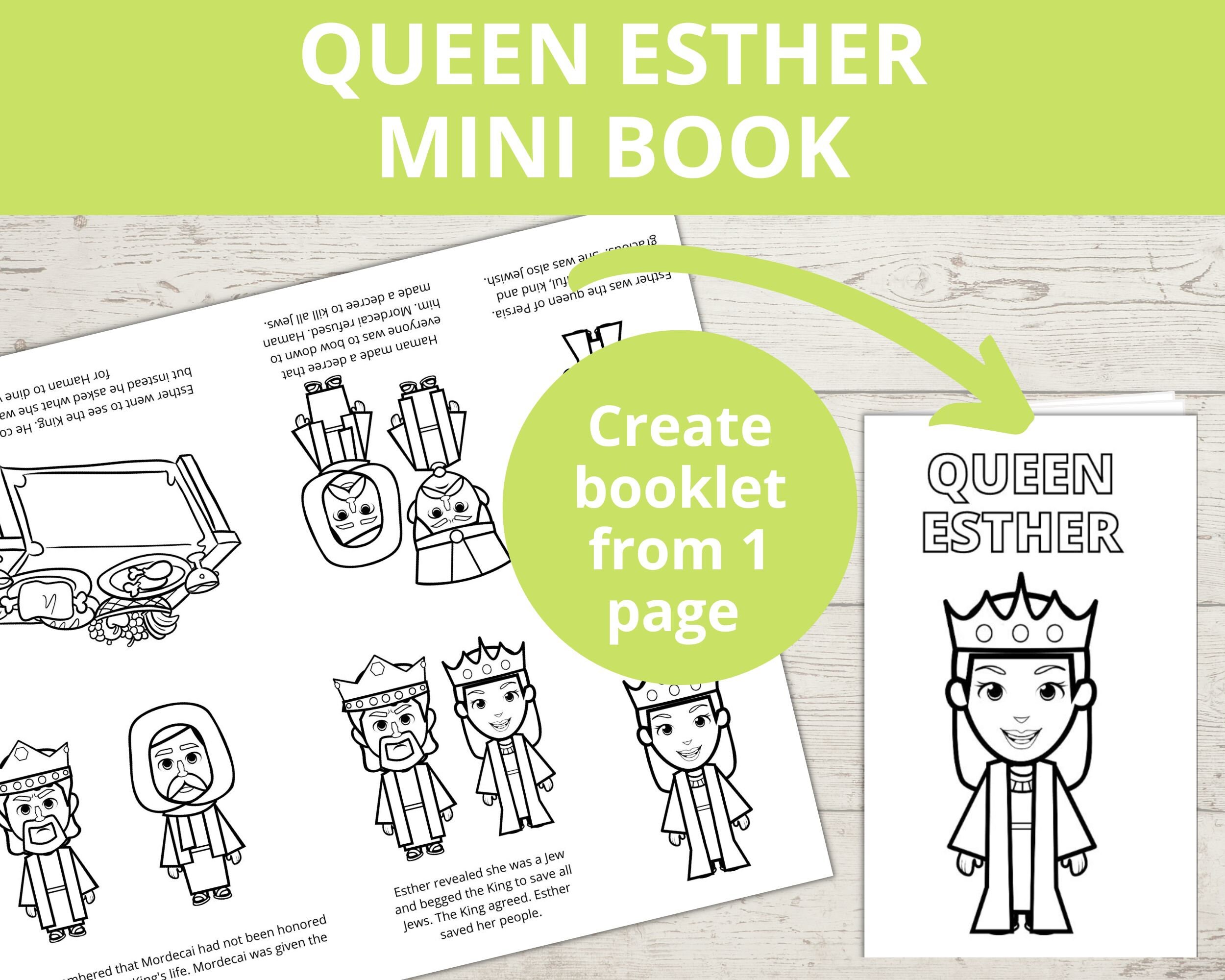 Queen Esther Craft Bible Story for Kids Esther 4 14 Esther - Etsy Singapore