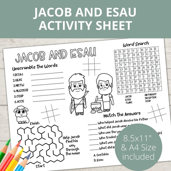 10 Commandments Bible Story Activity, Sunday School Craft, Printable ...