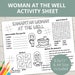 Woman at the Well, Bible Activity, Samaritan Woman, Church Kid Activity ...