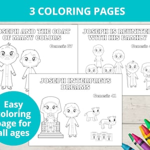 Story of Joseph Bible Story Activities, Sunday School Crafts, Activity ...