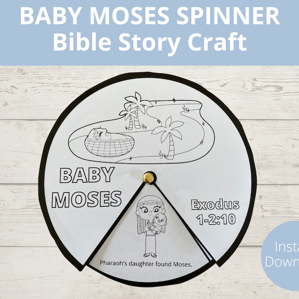 Craft Moses Bible Story - Etsy