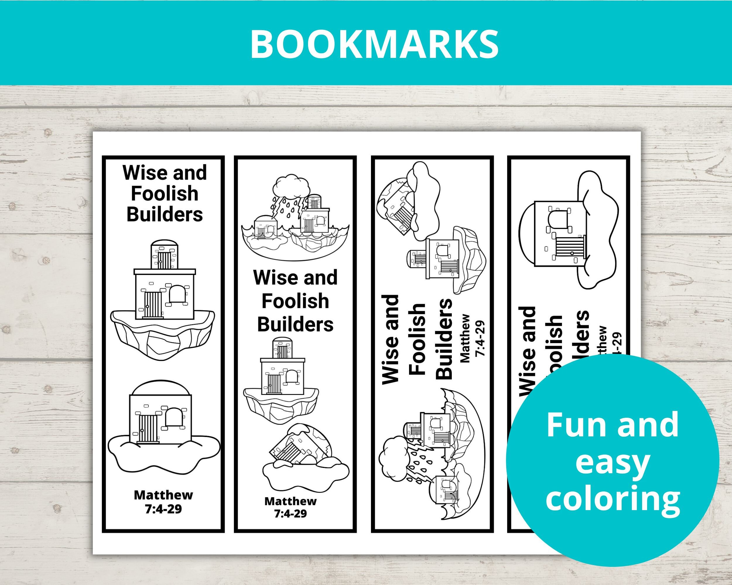 Wise and Foolish Builder, Parables of Jesus, House on the Rock, I Spy ...