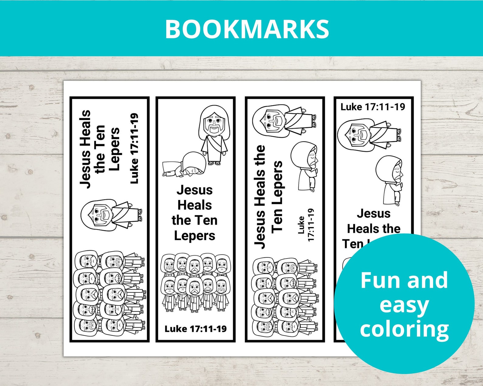 Ten Lepers, Jesus Heals Lepers, Bible Story Crafts, Jesus Heals, Bible ...