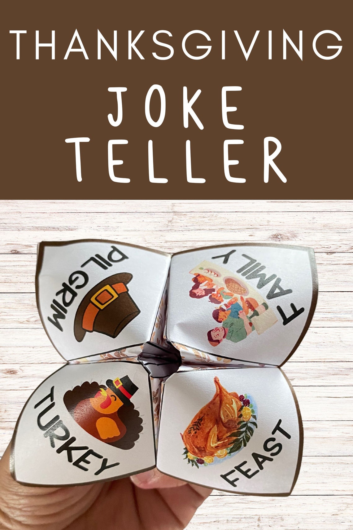 Thanksgiving Joke Cards, Thanksgiving Joke Teller, Fortune Teller ...