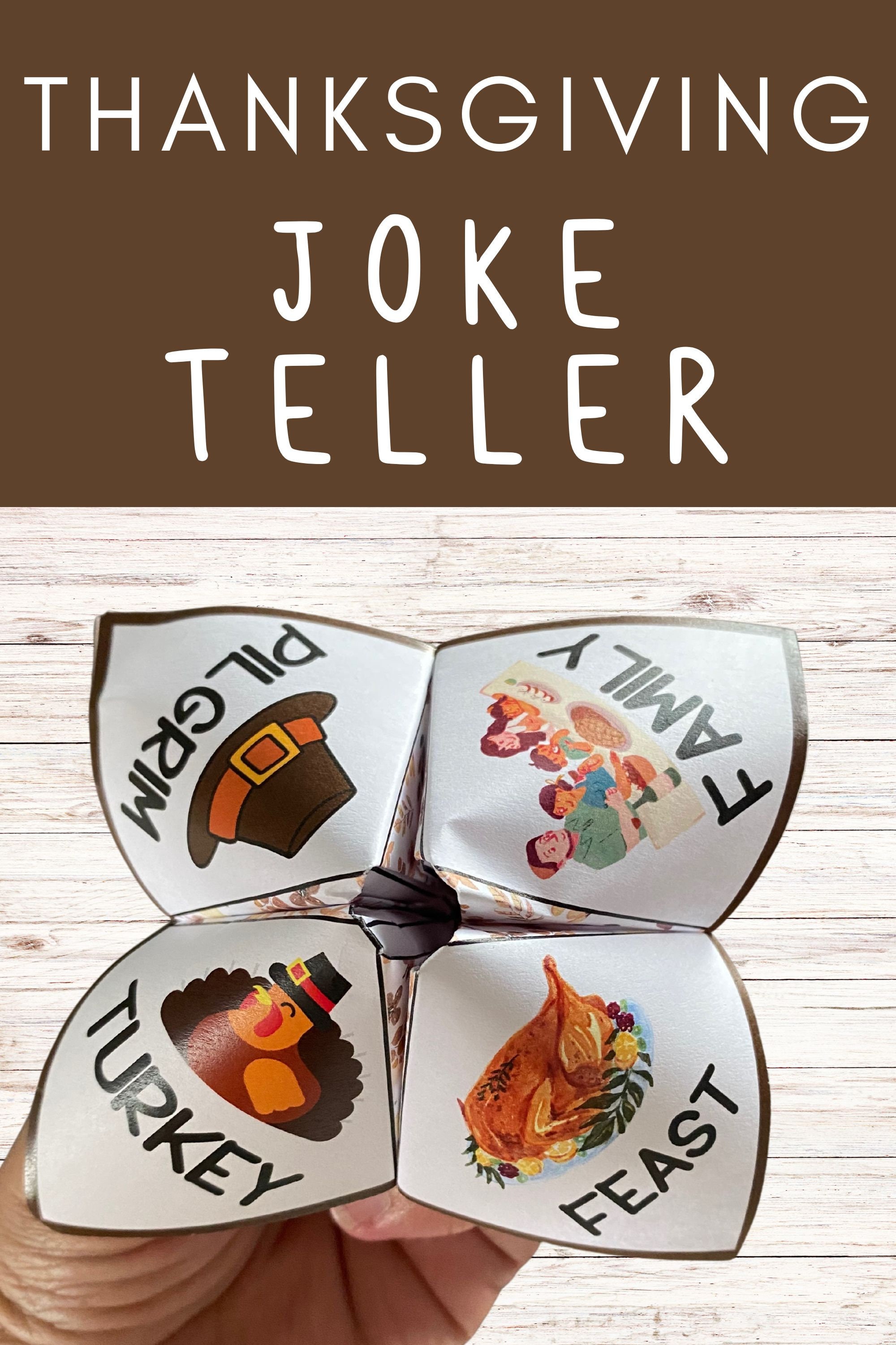 Thanksgiving Joke Cards, Thanksgiving Joke Teller, Fortune Teller ...