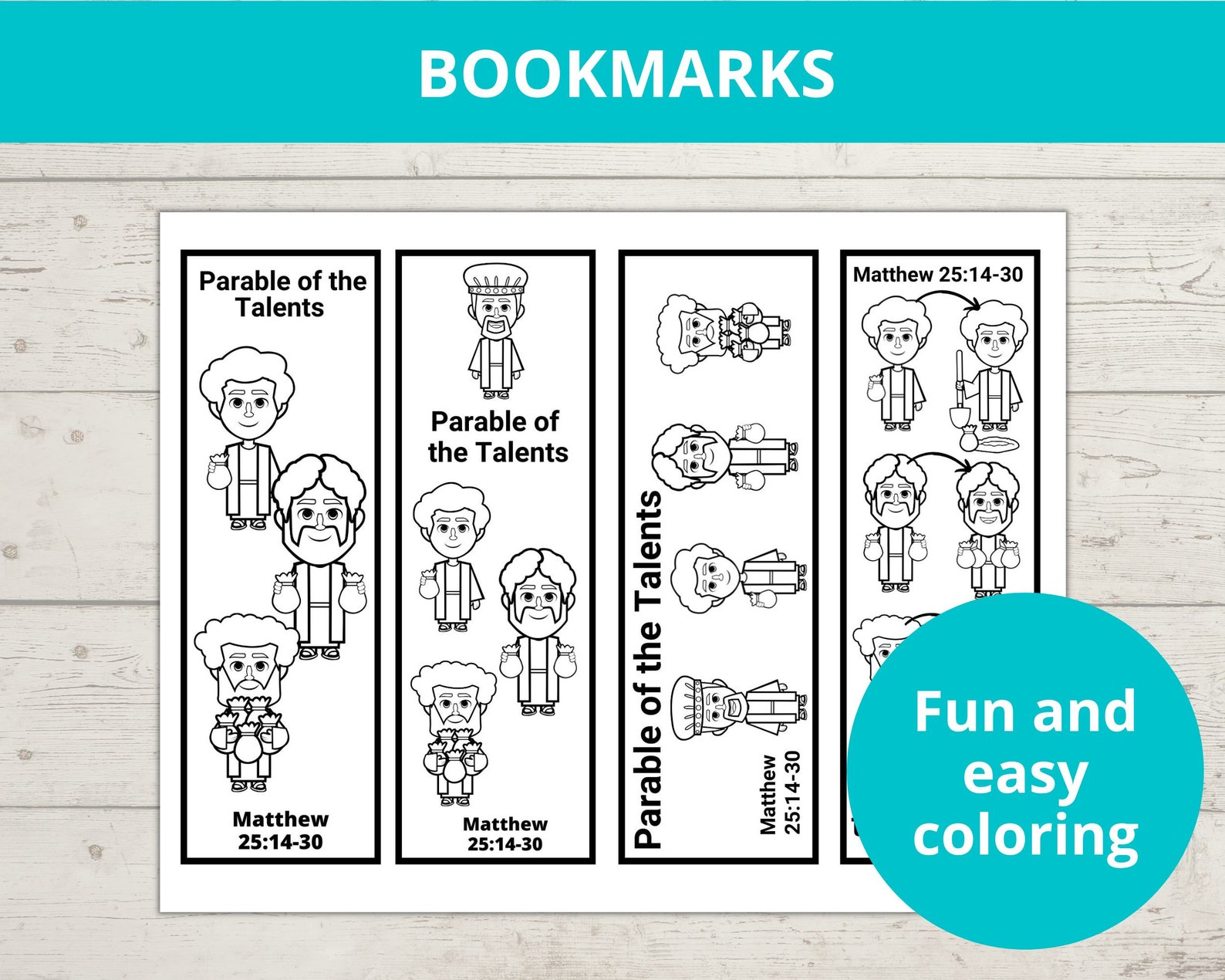 Parable of the Talents, Parables of Jesus, Bible Story Crafts, Sunday ...