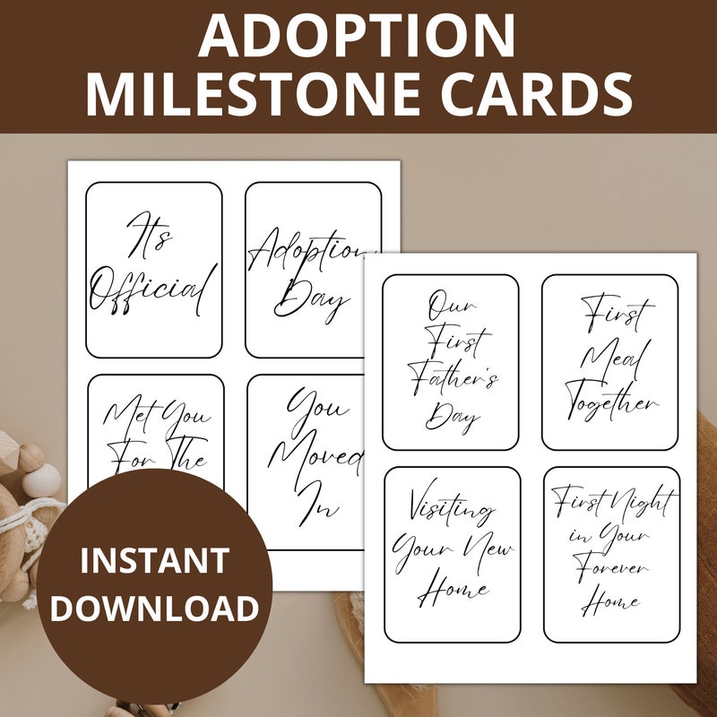 Adoption Card - Etsy