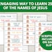 Names of Jesus Paper Chains, Christmas Advent, Names of Jesus Advent ...