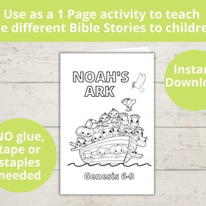 Noahs Ark Kids, Sunday School Activities, Bible Story Craft, Old ...