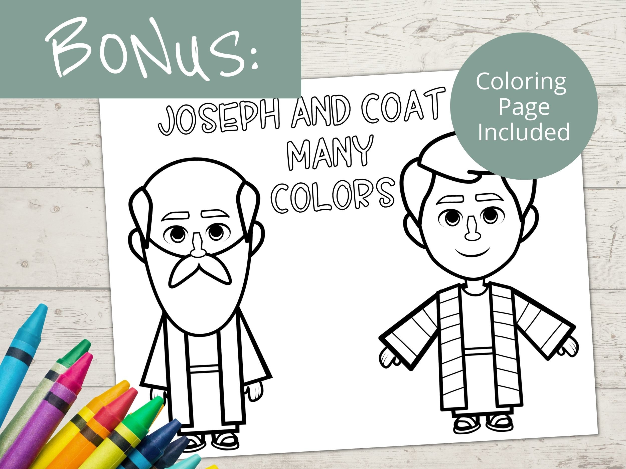 Joseph Coat Many Colors, Bible Activity, Joseph and Coat of Many Colors ...