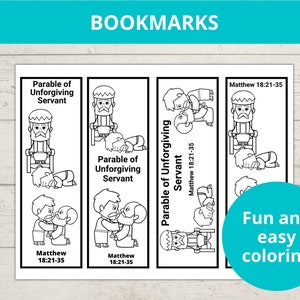 Parable of Unforgiving Servant, Bible Story Crafts, Parables of Jesus ...