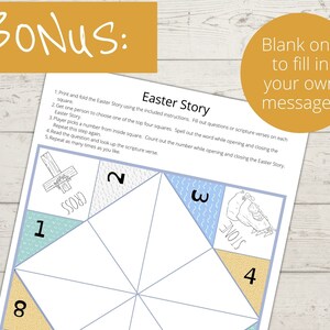 Easter Story for Kid, Sunday School Craft, Easter Story Craft, He is ...