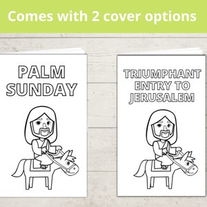 Palm Sunday Activity, Jesus Triumphant Entry to Jerusalem Sunday School ...