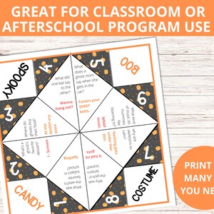 Halloween Joke Teller, Halloween Fortune Teller, Jokes for Kids, Cootie ...