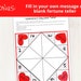 Valentines Joke Teller, Valentines Day Card, Valentine Fortune Teller ...