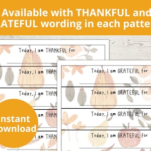 Thanksgiving Gratitude Paper Chain, I Am Thankful For, Fall Activity ...