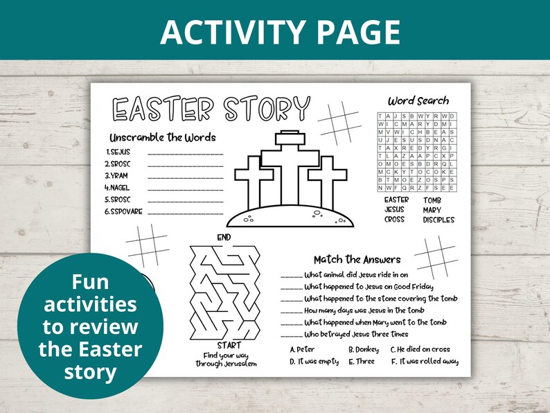Easter Story Activities, He is Risen, Sunday School Craft, Holy Week ...