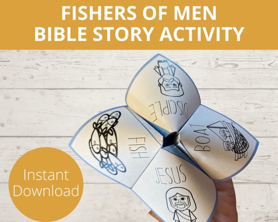 Fishers of Men Bible Story Activity Sunday School Craft - Etsy